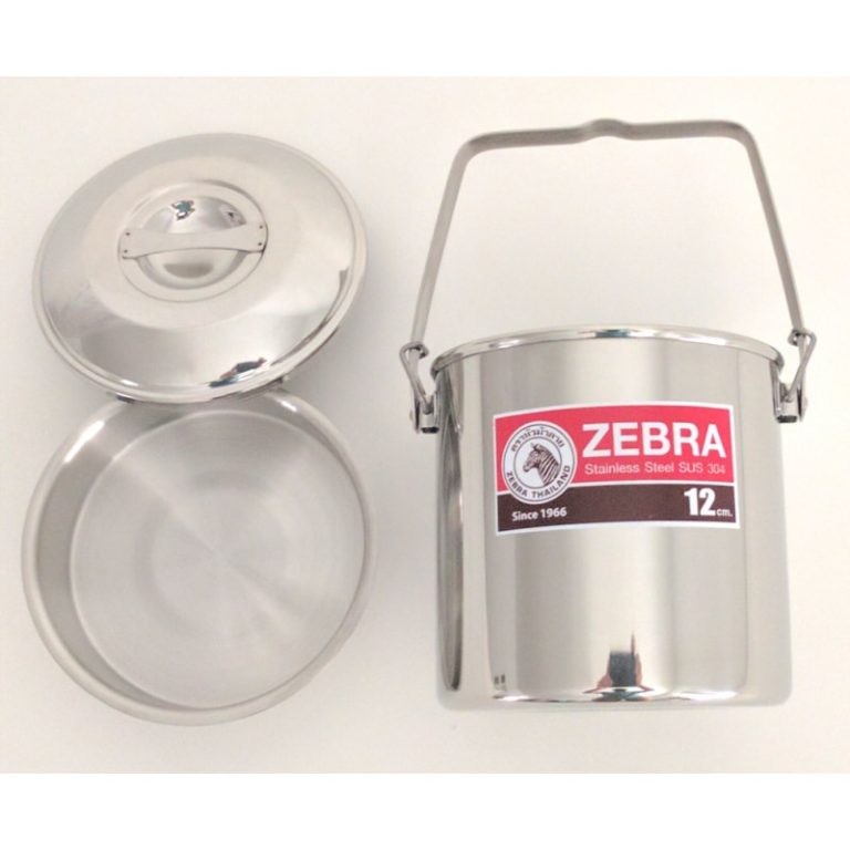 Zebra-Firebox 12cm Stainless Steel Billy Pot and Pan – Boreal Ventures ...